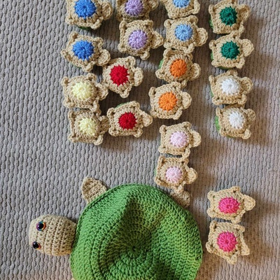 The ORIGINAL Turtle Memory Game PATTERN English Pdf ORIGINAL Stitched ...