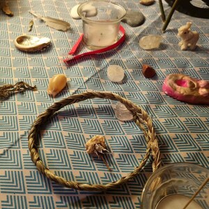 Hand-braided Sweetgrass Heart Sweetgrass Braid Sweetgrass Vanilla Grass ...