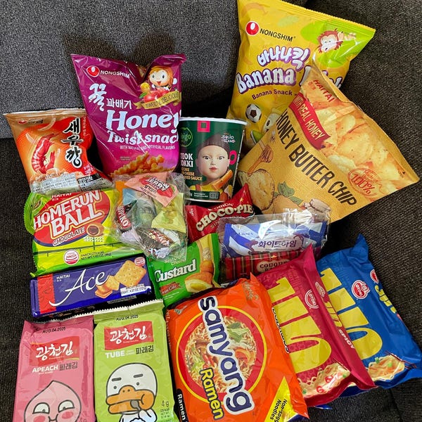 Korean Snack Box, K Food, Korean Snack Starter Kit, Gift for Friends ...