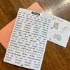 Small Talk | Sticker Sheet | Planner, Journal & Book Annotating - Etsy