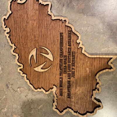 Home State Sign Wall Decor Housewarming Gift Wood State Sign - Etsy