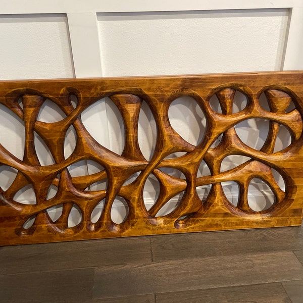 Abstract Hand Carved Wall Panel "bubbles" - Etsy