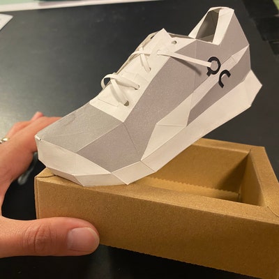 Papercraft,3d Paper Craft,sports Shoe Model,printable Shoe, Digital ...