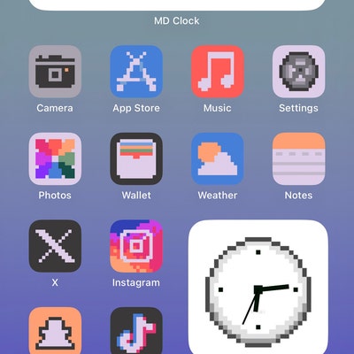 Pixel Art Theme App Icon Set Aesthetic IOS and Ipados App Icons ...