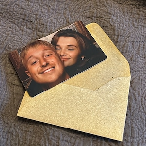 Personalised Photo & Message Plastic Card Keepsake - Etsy