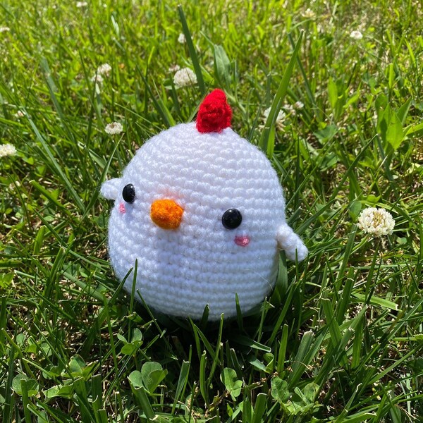 Chicken Crochet Pattern - Chicken Amigurumi Pattern - Stuffed Animal ...