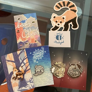 Rose Gold Fox Enamel Pin Badge - Etsy