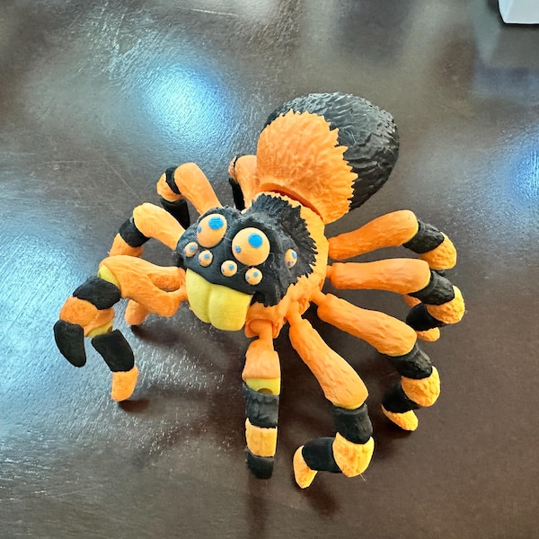 Tarantula Digital .STL File for 3d Printing, Articulated Fidget Figure, Cute Spider, With 3MF - Etsy