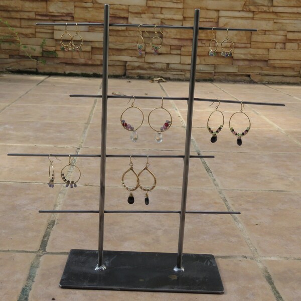 SHORT Natural Metal Jewelry Rack by Grafix - Etsy