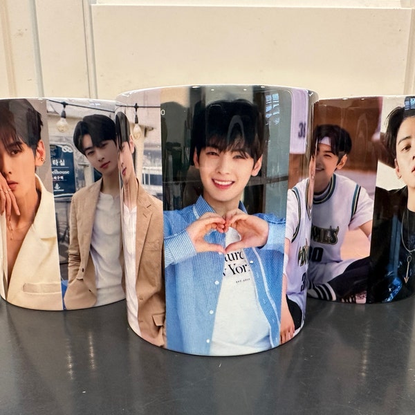 Cha Eun Woo Kdrama Glass Iced Coffee Cup a Perfect Gift for Kdrama Fan ...