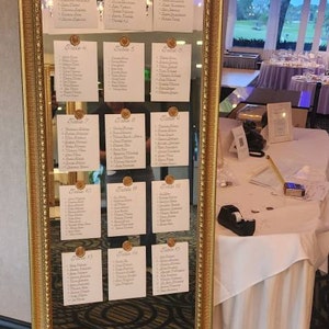 Wedding Seating Chart Heading Title Seating Chart Custom Wedding ...