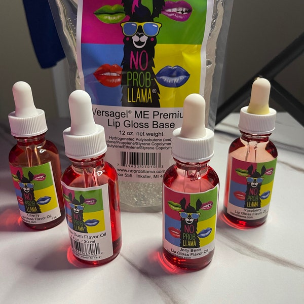 Lip Gloss Flavor Oil - No Probllama - 1 Oz - Etsy