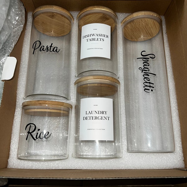 Personalised Vinyl Label Stickers, Mrs Hinch Labels, Gift Box ...