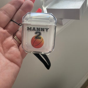 Protective Customized Sports AirPod Case Basketball Name and - Etsy