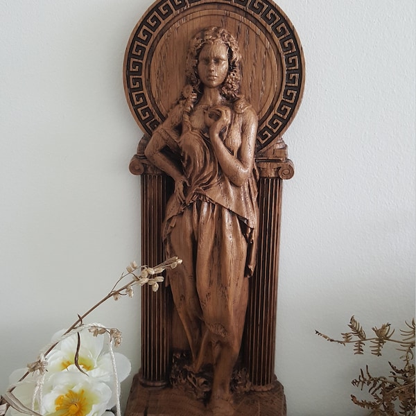 Persephone Statue, Kore Figurine, Greek Goddess, the Queen of the ...