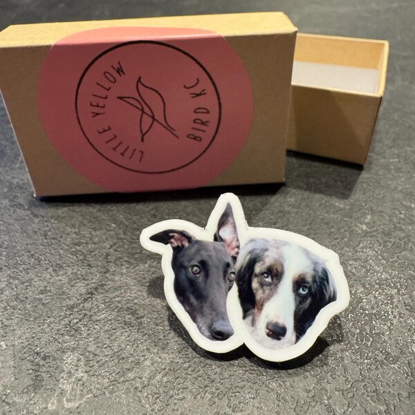 Custom Pet Pin | Personalized Dog Acrylic Brooch | Custom Cat Photo ...