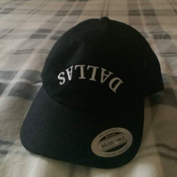 Upside Down Dallas Dad Hat, Dallas Dallas Hat, Dad Hat, Inverted Dallas ...