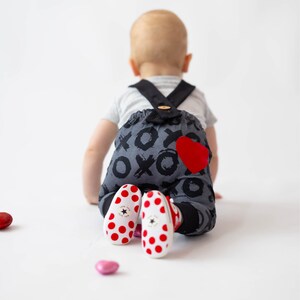 Baby Romper Railroad Stripe Overalls Hickory Stripe Overall Railroad ...