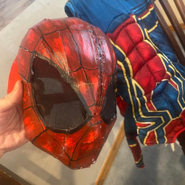 Buy Andrew Spidey Easy Faceshell Mask for Cosplay PDF Template - A4 ...