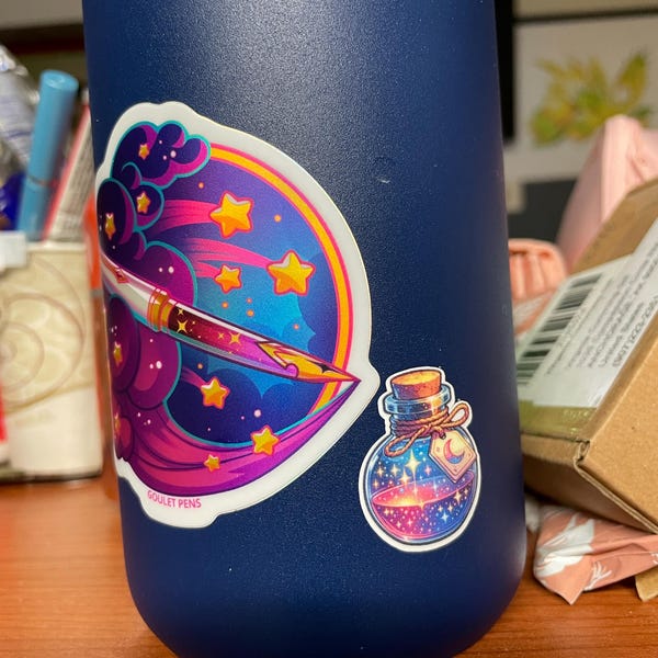 Magic Potion Jar Sticker: Stars & Moon Waterproof Vinyl Decal - Etsy