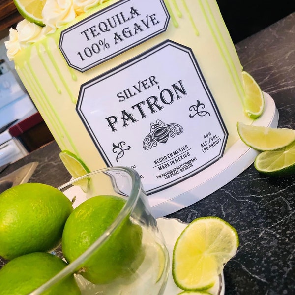 Custom Patron Label, Digital Download, Personalized Patron Label :cake ...