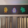WASD Keys Edge Lit LED Sign , Neon Like , LED , Arcade , Light-up ...