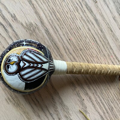 TRADITIONAL PLAINS RATTLE Native American, Music Instrument, Rattle ...