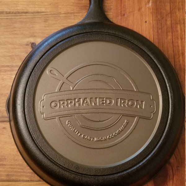 LIMITED EDITION! Orphaned Iron Logo #8 Lodge Cast Iron Skillet - Etsy