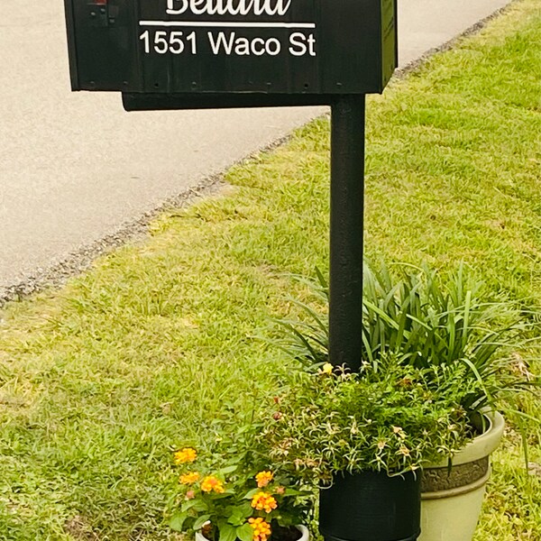 Personalized Reflective Mailbox Decal - Custom Reflector House Address ...