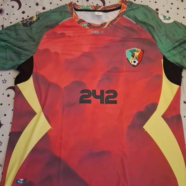 Maillots Des Diables Rouges Congo Football - Etsy