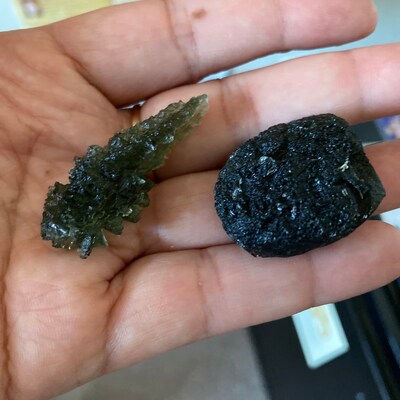 Over 2g Powerful Real Green Tektite MOLDAVITE 100% Natural - Etsy
