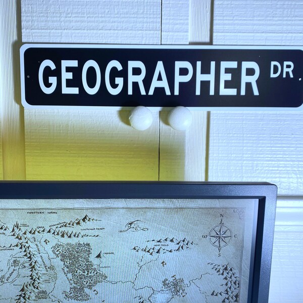 Geographer, Geographer Gift, Geographer Sign, Geographic Studies ...