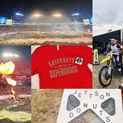 Saturdays Are for Supercross Shirt, Short Sleeve, V-neck Short Sleeve ...