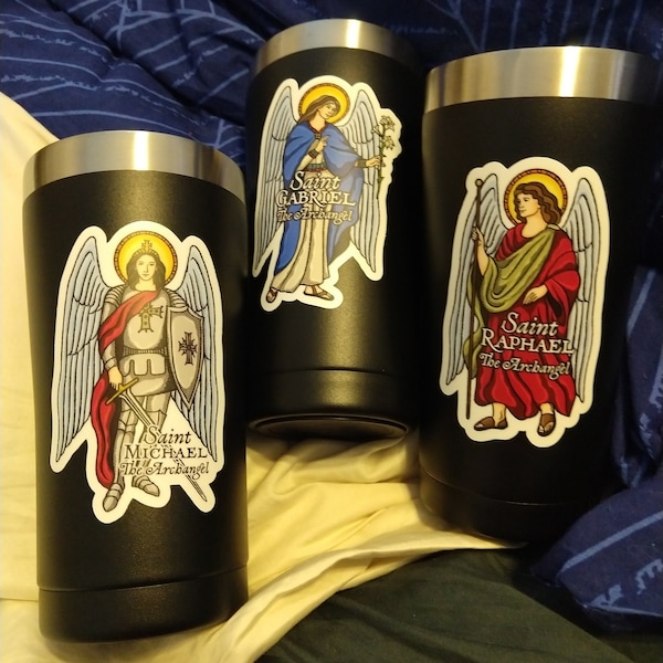 Catholic Saints 4 Inch Individual Die Cut Vinyl Stickers Peel & Stick ...