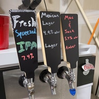 Personalized Beer Flight Sampler Paddle Board With Chalkboard or White ...