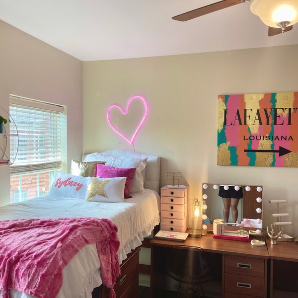 CUSTOM Location Wall Art Design (digital Download), Preppy Wall Art ...