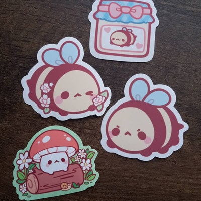 Cute Bee Sticker Pack Stickers Cute Decal Cut - Etsy UK