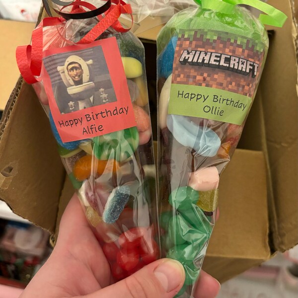 Minecraft Pick and Mix Sweet Cones - Etsy UK