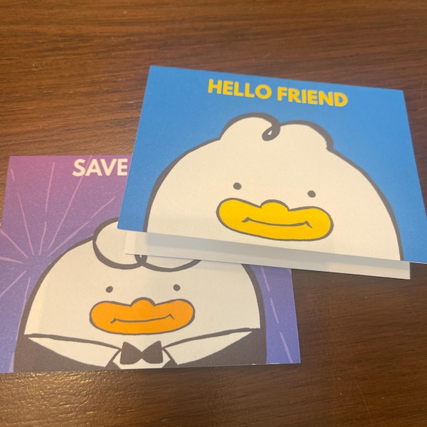 Kpop Demon Hunters Save the Date + Hello Friend Note Cards Jinu Rumi - Etsy