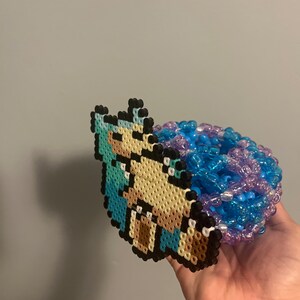 Red Amanita Magic Toadstool Trippy Mushroom Perler Kandi - Etsy