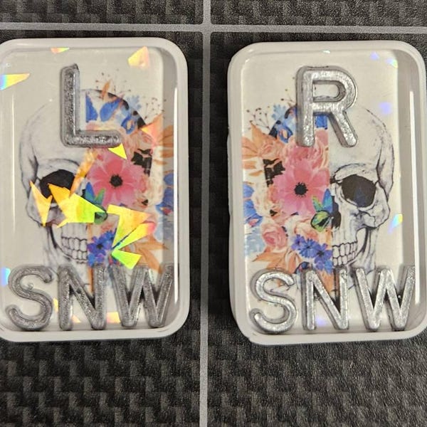 Solid Color X-ray Marker Set - White Border Xray Markers - Glitter X ...