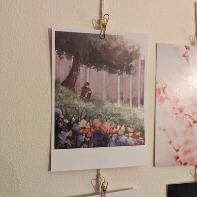 Aesthetic Anime Postcard Prints: Anime Prints, Minimalist Art Prints - Etsy