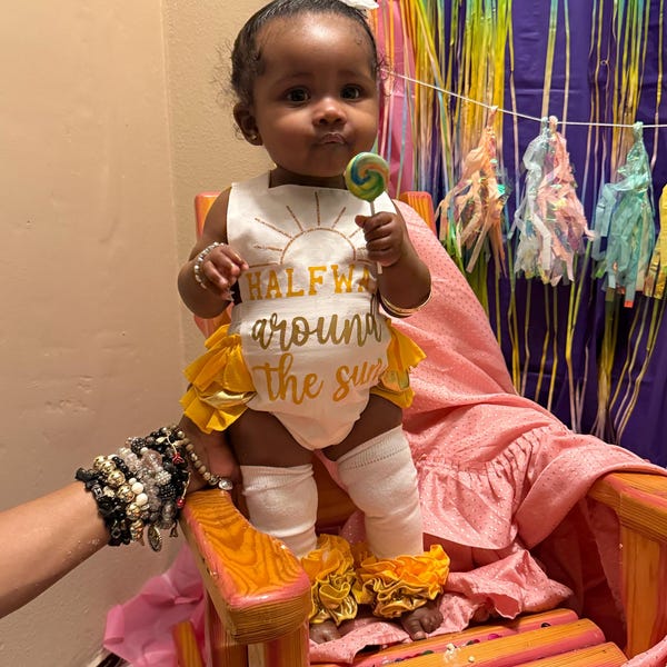 Girls Half Trip Around the Sun Outfit -girls Halfway Around the Sun ...