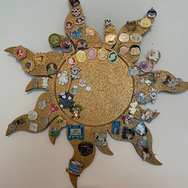 Tangled Sun Pin Board, Disney Tangled, Tangled Rapunzel Sun Pin Board ...