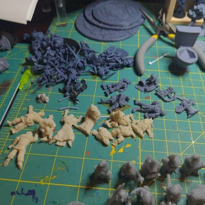 Dead Miniature Corpse Set Dnd Miniatures Set for Ttrpg Miniatures ...