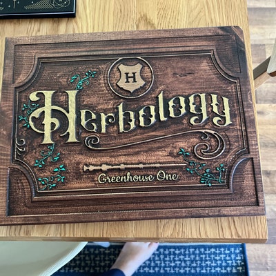 Herbology Greenhouse Sign Wizardly Fan Art - Etsy