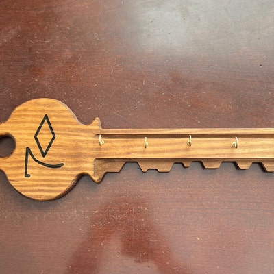 Personalized Wood Key Holder for Wall, Wedding, Housewarming, Home ...