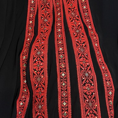 Traditional Palestinian Embroidery Dress for Girls Tatreez Kuffiyyeh - Etsy