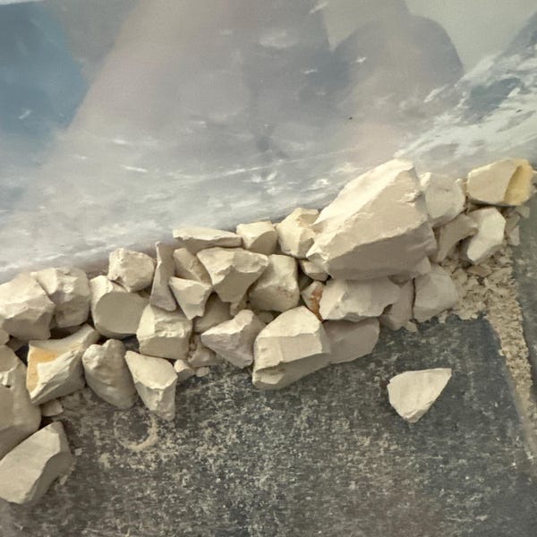 CRUMBS & POWDER (mixed) Facial Clay/ Calabash Chalk / African Kaolin ...