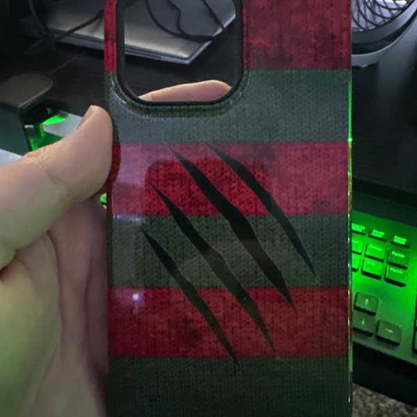Neon Galaxy Nightmare Freddy Krueger Tough Phone Cases - Etsy